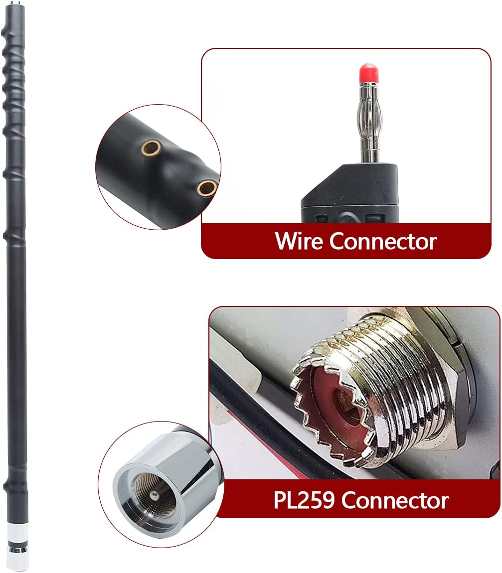 HF-3 Multi-Band HF VHF (80m-6m) 3.5-50MHz Wideband Ham Amateur Mobile ...